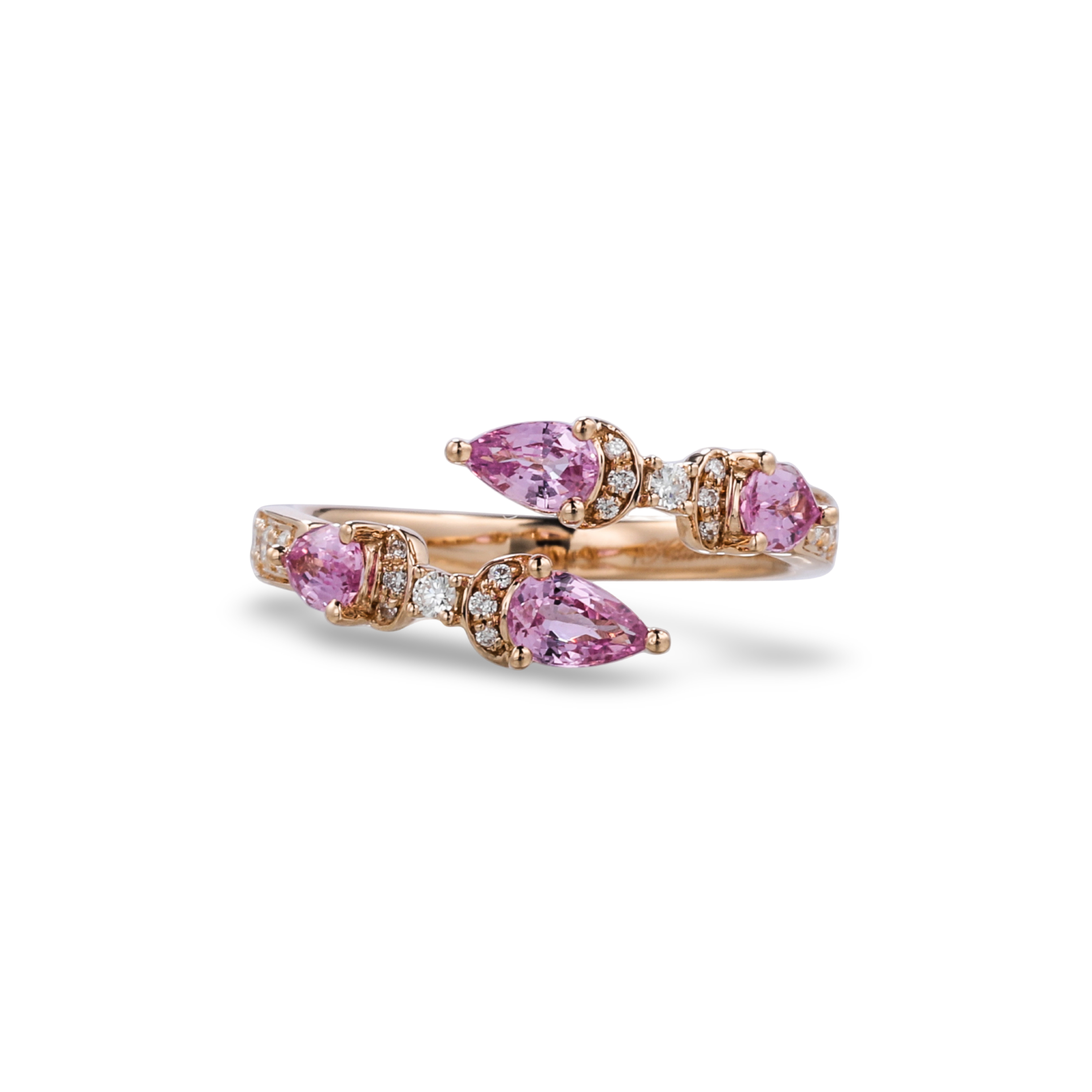 Butterfly Cross Pink Sapphire Ring – Kaltham's Pavilion Jewellery
